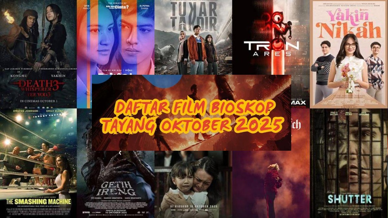 Deretan Film Indonesia Tayang Oktober 2025 di Bioskop - Portal Vox